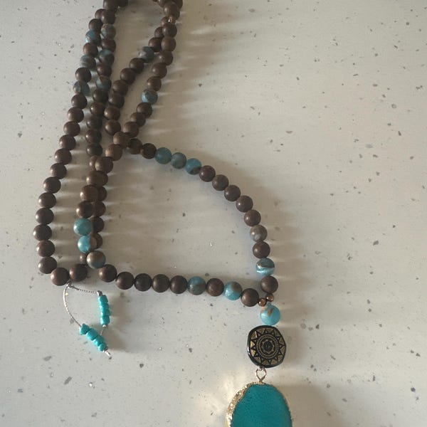 JOY Mala Beads, 108 Mala Necklace, Mala Bracelet, Japa Mala, Buddhist ...