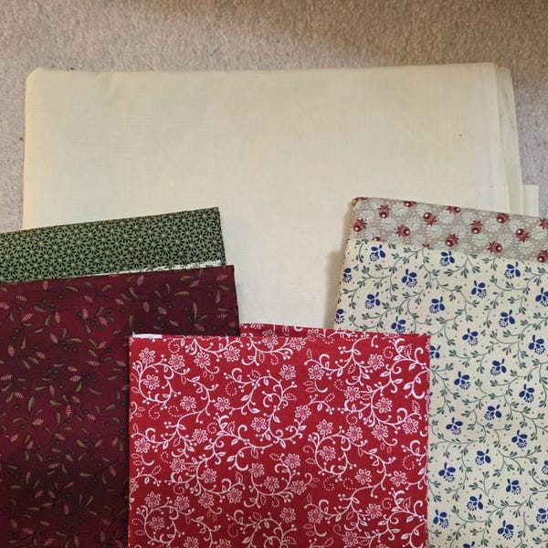 Garnets & Gingham by Kim Diehl - Garnet Gingham Dots (1345-88) - Etsy