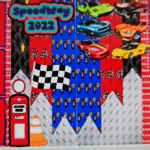 Race Car Digital Paper 12x12 Digital Scrapbooking Paper 40 Papers & 35 ...