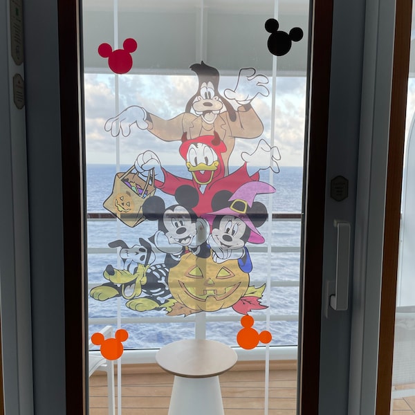 Halloween Friends Vinyl Decal Sticker Static Cling Window Film Vinyl ...