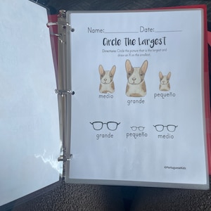 Portuguese Busy Book Printable Homeschool Quiet Binder Activities ...