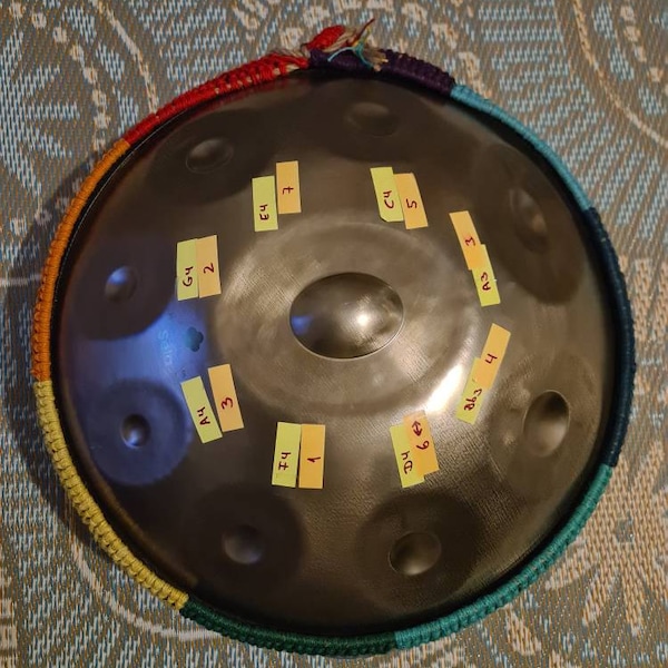 Rainbow Braid for Handpan - Etsy