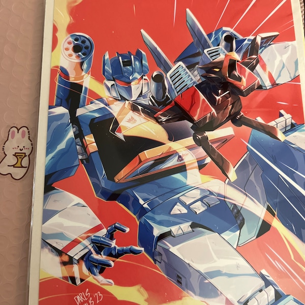 Soundwave & Laserbeak | Transformers Skybound Print - Etsy