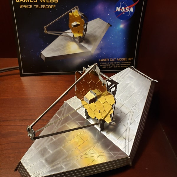 James Webb Space Telescope Model Kit - Laser Cut, Illustrated ...