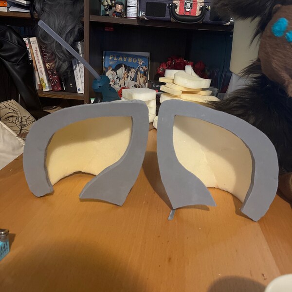 Hyena Fursuit Ears Downloadable Pattern - Etsy