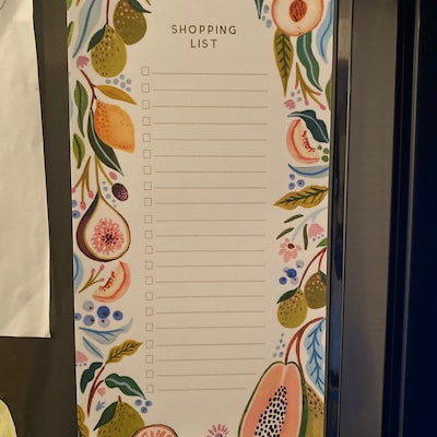 Grocery List Notepad, Shopping List, Magnetic Notepad, Food Planner ...