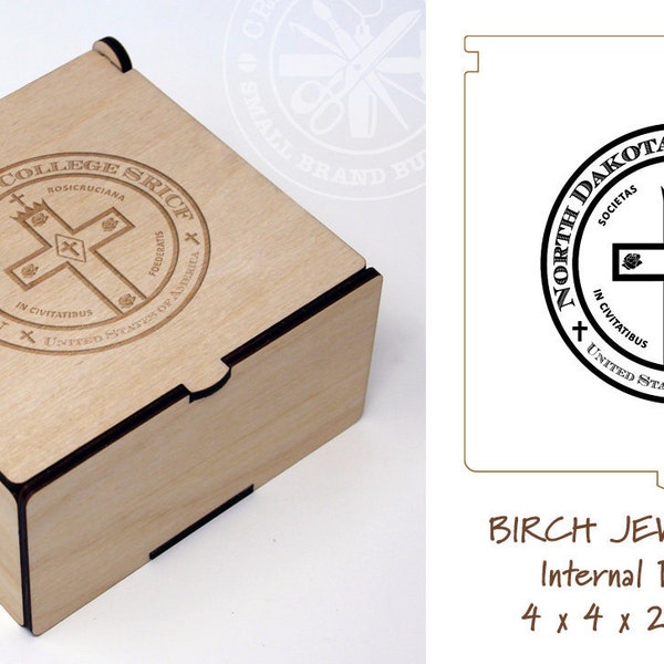 SMALL GIFT BOX | 5x5x2.25 Inches | Personalized Wooden Packaging - Etsy