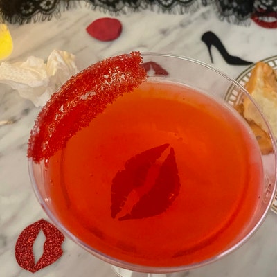 Custom Birthday EDIBLE Wafer Drink Topper, Cocktail Topper, Custom ...