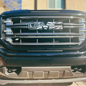 PRECUT GMC Sierra Gel Coated domed Patriotic Flag Emblem | Etsy