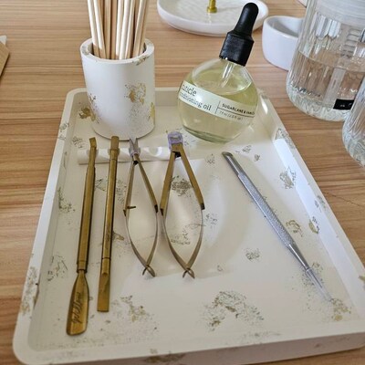 NEW Medium Salon Tray/manicure Tray/storage/bathroom Decor/skincare ...