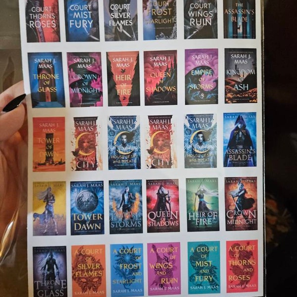 Waterproof Updated Covers ACOTAR, TOG, Crescent City, Book Cover ...