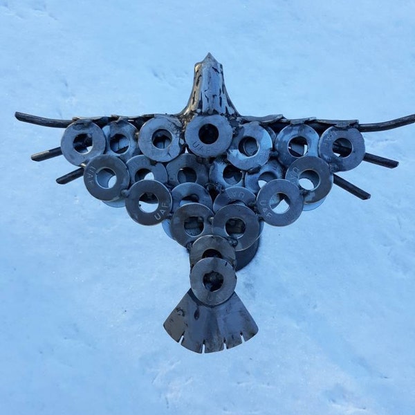 Recycled Rebar Hawk - Etsy