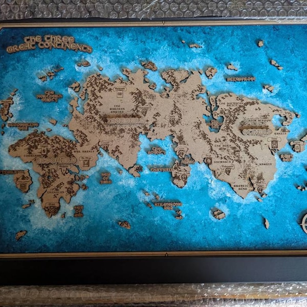 Zelda Hyrule Map, Gift for Him, Zelda Map, Hyrule, Map Breath of the ...