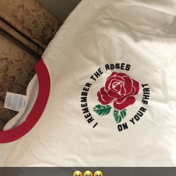 Roses on Your Shirt Tee - Etsy