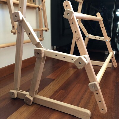 Needlework Adjustable Lap Table Stand Hands Free Wooden Embroidery ...