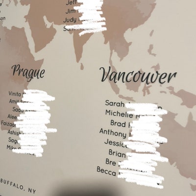 Watercolor Map Destination Seating Chart Template, World Seating Chart ...