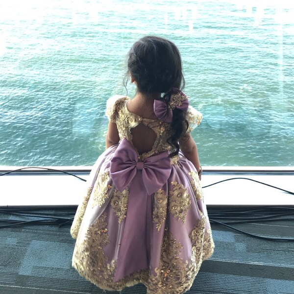 Toddler Black Flower Girl Pageant Birthday Party Breakfast at Tiffany’s ...