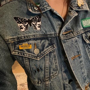 EMO Style 2 Music Band Embroidered Patches, Iron on Patches for ...