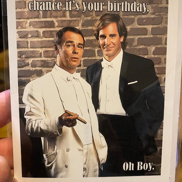 Psych Birthday Card Shawn and Gus, Funny TV Show, TV Detective, Card ...