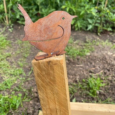Rusty Metal Wren Steel Wren Decoration Jenny Wren Rusty Bird Wild Bird ...