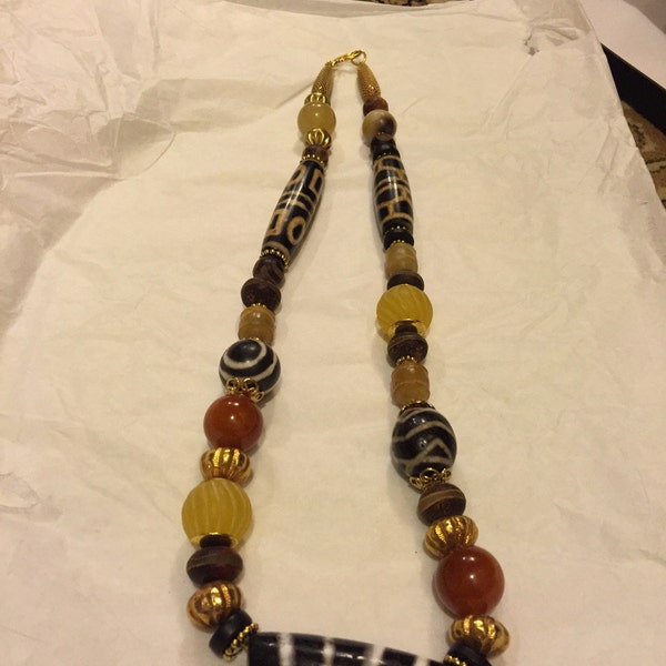 Antique Chinese Silver Qilin Dragon Pendant Necklace, Warrior Riding ...