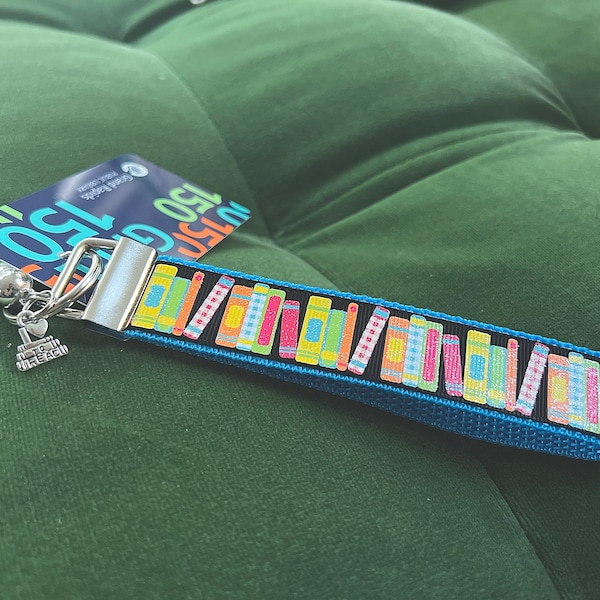 Book Key Fob - Book Keychain - Book Lover Gift - Book Club Gift ...