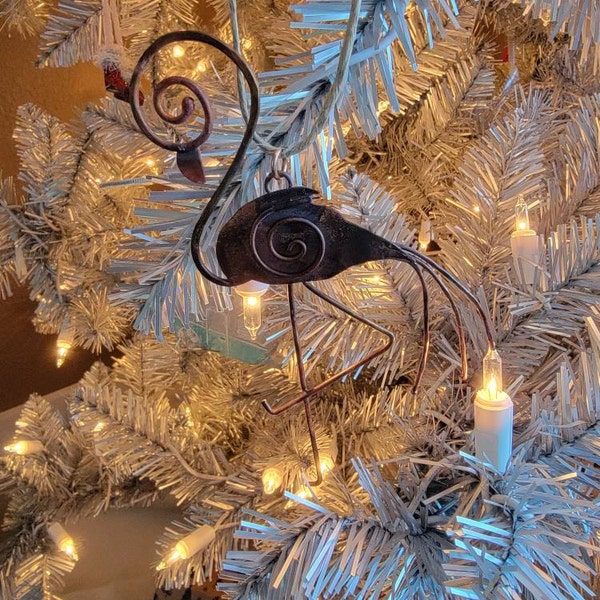 Copper Flamingo Ornament - Etsy