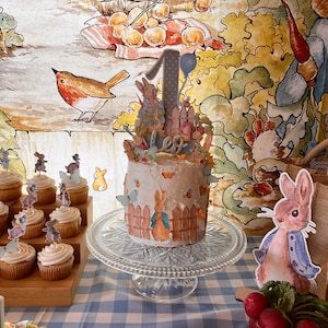 Set of 7 Peter Rabbit & Friends Figures Wooden Peter Rabbit - Etsy