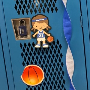 Basketball Locker Decorations. Personalize Your Own Locker - Etsy