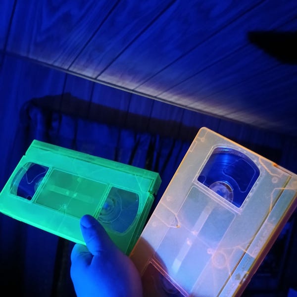VHS is LIFE Green Transparent Color VHS Shell W/ Matching Spools T-130 ...