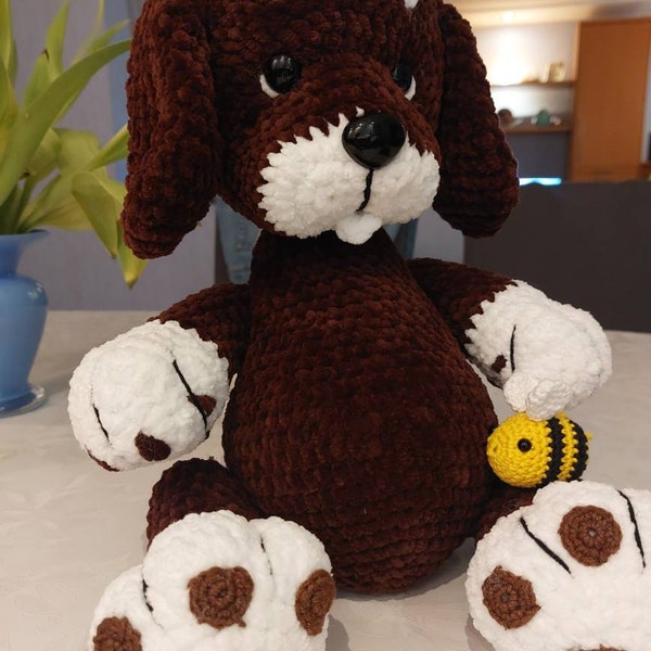 Crochet Dog Pattern, Plush Dog Toy, Amigurumi Dog Pattern, Crochet ...