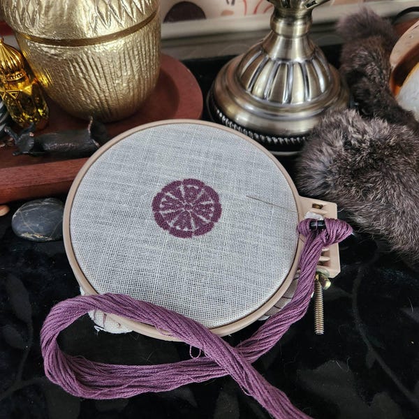 Croatian Sampler Cross Stitch Pattern PDF, Geometric Slavic Ethnic ...