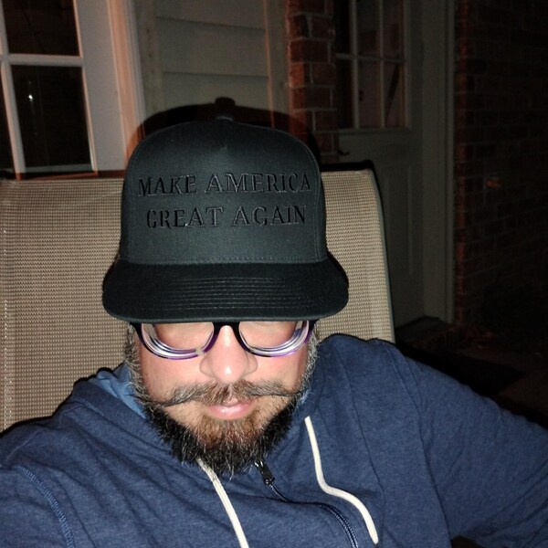 Freedom Hat Charlie Kirk Signature USA Flag Embroidered MAGA Baseball ...