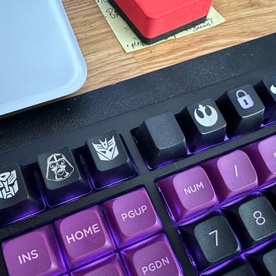 English & Japanese Dual Languages Backlit Keycaps Set for Mechanical ...