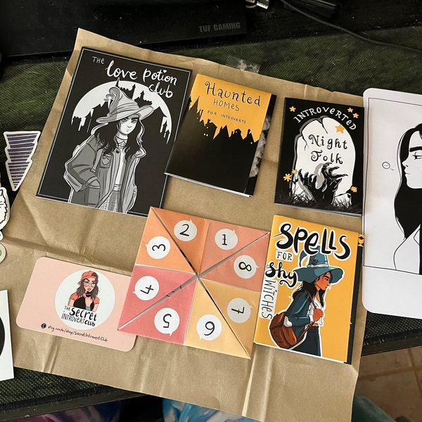 Spooky Zine Bundle DIGITAL PDF DOWNLOAD | Art and Poetry Zine Bundle in ...