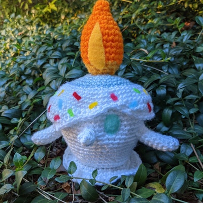 Litwick Pokemon, PDF Crochet Pattern. Plushie Amigurumi Pattern in ...