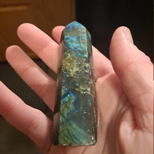 AAAA Rainbow Labradorite Tower Natural Labradorite Point - Etsy Australia
