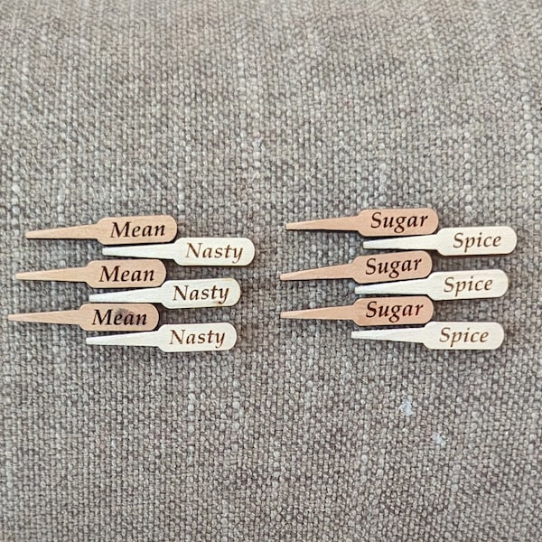 Personalized Cribbage Pegs, Custom Engraved Maple or Cherry Wood - Etsy