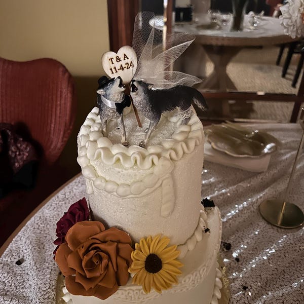 Lion-lioness Wedding-cake Topper-zoo Themed-animal-bride Groom Jungle ...