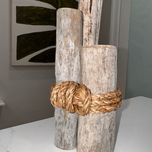 Small 10 Driftwood Piling Nautical Table Decor,coastal/lake Theme Wood ...