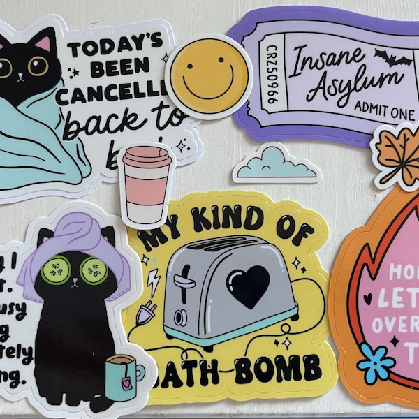 Relatable Sticker // Dishwasher Safe Sticker, Cheer up Gift, Waterproof ...