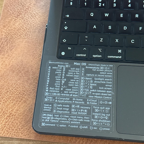 Word/excel (for Windows PC) Keyboard Shortcut Sticker - No-residue ...