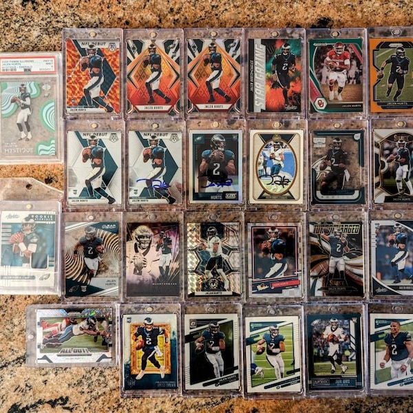 Joe Burrow Rookie Card 2020 NFL Panini Prizm Refractor PSA Graded 10 ...