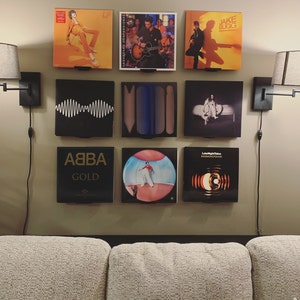 10 Pack Record Album Wall Display Mounts Vinyl Stands | Etsy