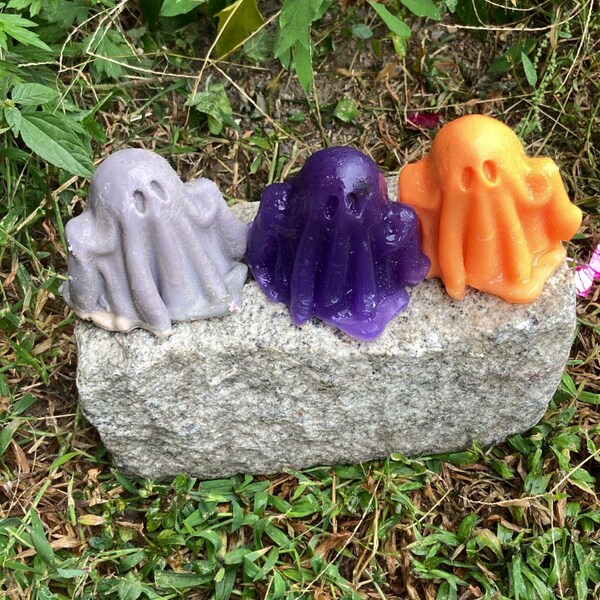 12 Styles Ghost Silicone Mold-cute Ghost Candle Mold-halloween Ghost ...
