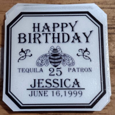 Custom Patron Label, Liquor Label, Graduation Bottle Labels, Grad Gift ...