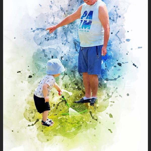 Bestow Couple Portrait Art, Wedding Portrait From Photo, Wedding ...