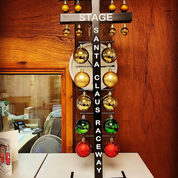 Drag Racing Startline Christmas Tree Santa Claus Raceway - Etsy