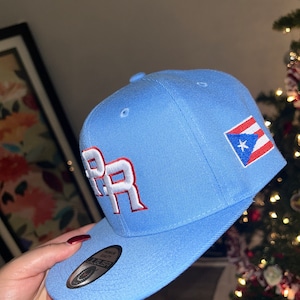 Puerto Rico Cotton Snap Back Hat Flag 3D PR Flat Bill PR Baseball Cap ...