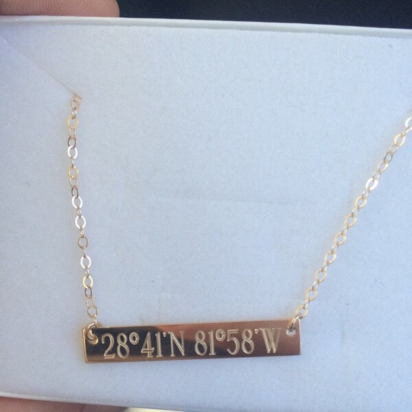 WEDDING DATE Necklace Due Date Necklace Personalized Date Necklace ...